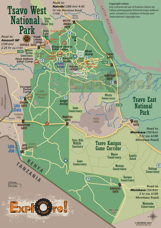 TSAVO WEST NATIONAL PARK - Explore Safaris by Tufayn